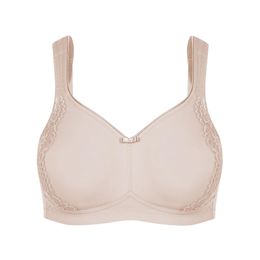 SuSa Damen Minimizer-BH "Minimizer ohne B&uuml;gel London", Gr. 95, beige, Obermaterial: 76% Polyamid PA. 24% Elasthan EL., BHs