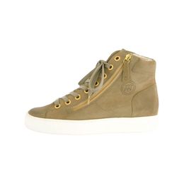 Paul Green Damen Sneaker "Paul Green Sneaker Veloursleder", Gr. 40,5, gr&uuml;n, Veloursleder, Schuhe