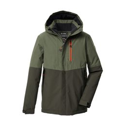 Killtec Jungen Funktionsjacke "KOW 222 BYS JCKT", gr&uuml;n, Gr. 140, Obermaterial: 100% Polyester.Obermaterial 2: 100% Polyester.Futter: 100%