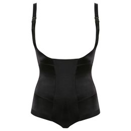 Ulla Dessous Damen Shaping-Body "Bodyliner Serie Yara", Gr. 38, schwarz, Stoff, Obermaterial: 65% Polyamid PA. 30% Elasthan EL. 5% Baumwolle CO.,