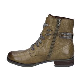 Josef Seibel Damen Stiefelette "Sanja 18, oliv", Gr. 41, gr&uuml;n, Obermaterial: 100% Rindsleder Leather cow., Schuhe