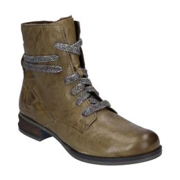Josef Seibel Damen Stiefelette "Sanja 18, oliv", Gr. 41, gr&uuml;n, Obermaterial: 100% Rindsleder Leather cow., Schuhe