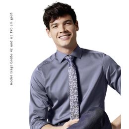 Venti Herren Businesshemd "Venti Businesshemd extra langer Arm 72cm uni", blau, Gr. 42, unifarben, 100% Baumwolle, Hemden