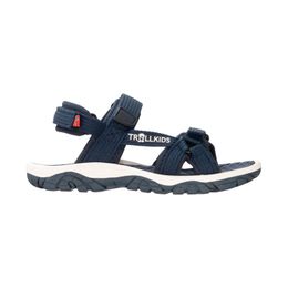Trollkids M&auml;dchen Sandale "KIDS OSLOFJORD SANDAL", Gr. 29, blau, Textil, mehrfarbig, Schuhe