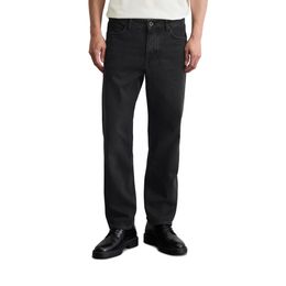 Marc O'Polo MARC O'POLO Herren Straight-Jeans "made with CIRCULOSE", grau, Gr. 32, unifarben, Obermaterial: 79% Baumwolle, 20% Viskose, 1% Elasthan, Jeans