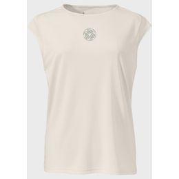 Sch&ouml;ffel SCH&Ouml;FFEL Damen Funktionsshirt "Urban CIRC T Shirt Style Baguio WMS", beige, Gr. 46, Oberstoff: 100% Polyester, Shirts