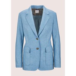 Madeleine Mode MADELEINE Damen Longblazer "Blazer Langer Blazer mit hohem Wollanteil", grün, Gr. 38, Obermaterial: 53% Wolle WO. 34% Polyester PES. 12% Polyamid PA.