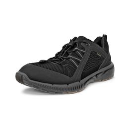 Ecco Herren Sneaker "TERRACRUISE 2 M", Gr. 44, schwarz, Lederimitat, Textil, Schuhe, mit GORE-TEX