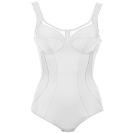 Anita Damen Miederbody "Komfort Korselett Clara", Gr. 100, weiß, Obermaterial: 60% Polyamid PA. 40% Elasthan EL., Bodys
