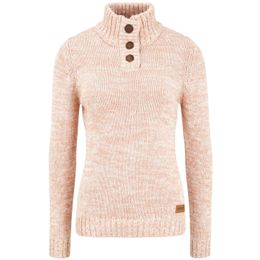 oxmo M&auml;dchen Strickfleece-Pullover "Strickpullover OXPhiklicita", braun, Gr. XXL, Obermaterial: 100% Baumwolle CO., Pullover