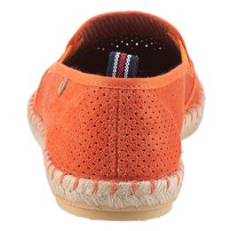 VERBENAS Herren Espadrille "Tom Pacific", Gr. 43, orange, Textil, Veloursleder, Schuhe, Loafer, Slipper, Sommerschuh, Strandschuh mit Stretcheins&auml;tze