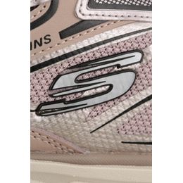 Skechers Damen Slip-On Sneaker "STAMINA SPORT", Gr. 41, rosa, Lederimitat, Mesh, metallic, Schuhe, Retro Sneaker, Schn&uuml;rschuh mit Metallic-Bes&auml;tzen