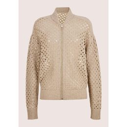 Madeleine Mode MADELEINE Damen Strickjacke "Strickjacke Strickjacke", beige, Gr. 40, Obermaterial: 35% Polyamid PA. 30% Viskose CV. 30% Wolle mw. 5% Kaschmir WS.,