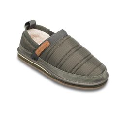 Quiksilver Herren Slip-On Sneaker "After Session", Gr. 10, braun, Obermaterial: Textil, Leder – Futter: Textil – Laufsohle: Gummi, Schuhe