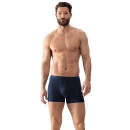 Mey Herren Trunk "Dry Cotton", Gr. 7, blau, Single Jersey, Obermaterial: 57% Baumwolle, 38% Polyester, 5% Elasthan, Unterhosen, Elastischer Logobund