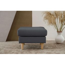 Polsterhocker OTTO HOME "Tvinno", grau (anthrazit), B:63cm H:47cm T:63cm, 100% Polyester, Hocker, Polsterhocker, im skandinavischen Stil