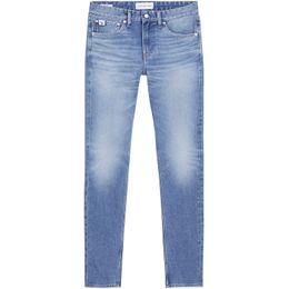 Herren Slim-fit-Jeans "SLIM TAPER", blau, Gr. 38, Calvin Klein Jeans, unifarben, Denim/Jeans, Obermaterial: 83% Baumwolle, 16% Polyester, 1%