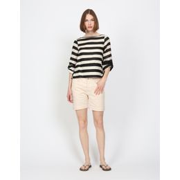 Gang Damen Boyfriend-Hose "Gang Jeans Short 94NICA SHORTS", beige, Gr. 32, 97% Baumwolle, 3% Elasthan, Hosen