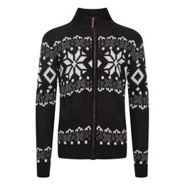 !Solid SOLID Herren Strickjacke "Strickjacke SDNoran", schwarz, Gr. M, Obermaterial: 100% Polyacryl PAN., Strickjacken