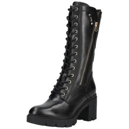 Nero Giardini Damen High-Heel-Stiefel "Nero Giardini Stiefel Leder", Gr. 39, schwarz, Leder, Schuhe