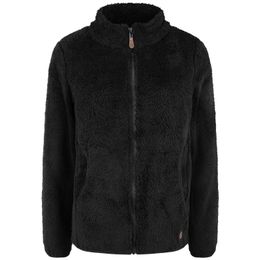 oxmo Damen Kapuzenfleecejacke "Sweatjacke OXTelsa", schwarz, Gr. M, Obermaterial: 100% Polyester PES., Jacken