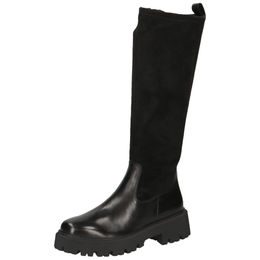 Caprice Damen Stiefel "Caprice Stiefel Leder/Textil", Gr. 37, schwarz, Leder, Textil, Schuhe