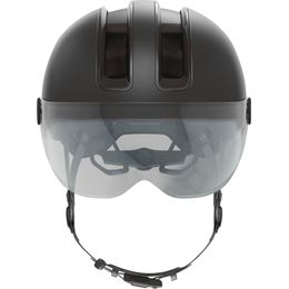 Abus Fahrradhelm "HUD-Y ACE", S Kopfumfang: 51cm - 55cm, schwarz, Helme