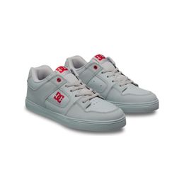 DC Shoes Kinder Sneaker "Pure Elastic", Gr. 12,5, grau, Obermaterial:55.4% Leder, 44.6% Synthetikmaterial;, Schuhe