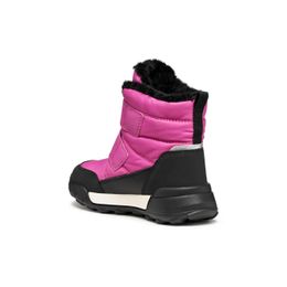 Geox M&auml;dchen Winterboots "J TREKKYUP GIRL B AB", Gr. 30, schwarz, Synthetik, Textil, Schuhe, Klettstiefel mit Warmfutter, Gr&ouml;&szlig;enschablone zum Download