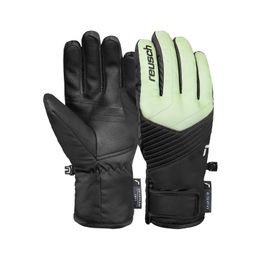 Reusch M&auml;dchen Skihandschuhe "Dan R-TEX XT Junior"gr&uuml;n, schwarz, Gr. 5,5, mehrfarbig, 88% Polyester, 12% Polyurethan, Handschuhe, mit wasserdichter,