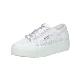 Superga Damen Plateausneaker "Superga Sneaker Textil", Gr. 39, weiß, Textil, Schuhe