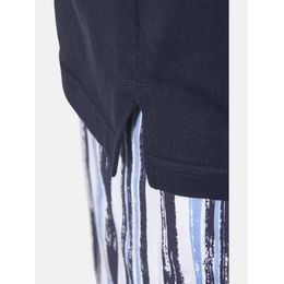Jan Vanderstorm Herren Schlafanzug "Kurzer Schlafanzug ASKIVAR", Gr. 7XL, blau, Obermaterial: 100% Baumwolle CO., Homewear-Sets