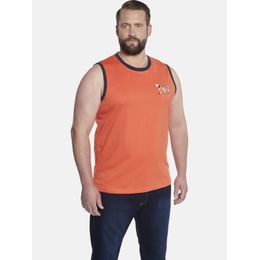 CHARLES COLBY Herren Muskelshirt "Tanktop EARL SHAYN", orange, Gr. XXL, Obermaterial: 100% Baumwolle CO., Tops