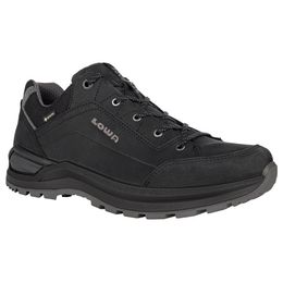 Lowa Herren Wanderschuh "RENEGADE EVO GORE-TEX LO", Gr. 46, schwarz, Leder, Textil, Schuhe, wasserdicht und mit Vibram-Sohle