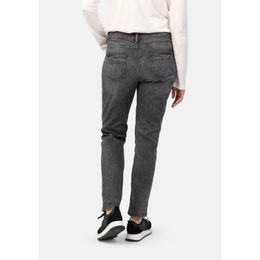 STOOKER WOMEN Damen Boyfriend-Jeans "Davos Denim used Boyfriend Fit", grau, Gr. 36, Denim/Jeans, 82% Baumwolle, 17% Polyester, 1% Elasthan, Jeans,