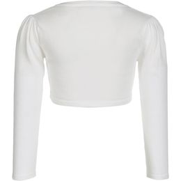 happy girls M&auml;dchen Bolero "cardigan", beige, Gr. 104, unifarben, Strick, Obermaterial: 100% Polyester, Strickjacken, vorne mit sch&ouml;nen Zierperlen