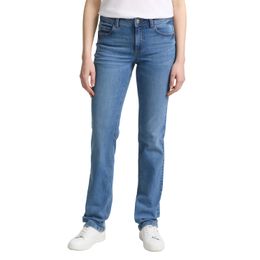 Tom Tailor Damen Straight-Jeans "Alexa Straight", blau, Gr. 29, Denim/Jeans, Obermaterial: 98% Baumwolle, 2% Elasthan. Futter: 65% Baumwolle, 35%