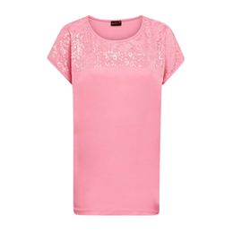 GOLDNER Damen Hemdbluse "Pflegeleichte Bluse mit 3/4-Arm", rosa, Gr. 42, Obermaterial: 100% Polyester PES., Blusen
