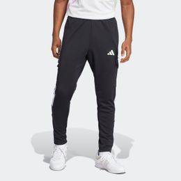 Herren Sporthose "M TIRO CARGO P", schwarz-wei&szlig;, Gr. M, adidas Sportswear, Obermaterial: 100% Polyester, Hosen
