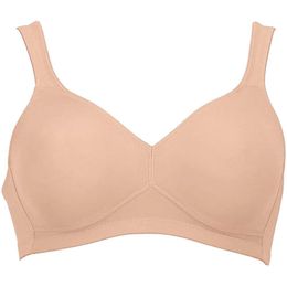 Rosa Faia Damen Soft-BH "Twin", Gr. 75, beige, Stoff, Obermaterial: 70% Polyamid, 30% Elasthan, clean, leicht gl&auml;nzend, unifarben, BHs, ohne B&uuml;gel,