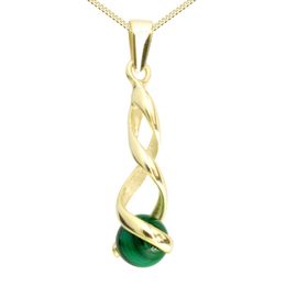 OSTSEE-SCHMUCK Damen Kette mit Anh&auml;nger "OSTSEE-SCHMUCK Kette mit Anh&auml;nger Lusia Kette mit Anh&auml;nger Lusia", 42cm, Gelbgold 333, L: 42, gold, Gelbgold