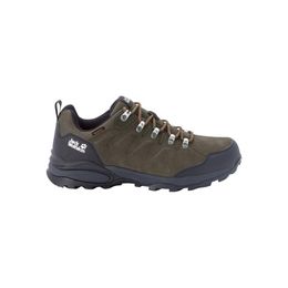 Jack Wolfskin Damen Hikingschuh "REFUGIO TEXAPORE LOW M", Gr. 12,5, braun, Main Material Second Material 100% Polyamide Lining Sole 100% Rubber/ EVA,