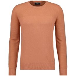 Ragman Herren Rundhalspullover, orange, Gr. XXXL, 70% Baumwolle 30% Leinen, Pullover
