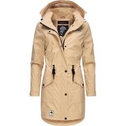 Navahoo Damen Outdoorjacke "Deike", beige, Gr. XS, Oberstoff: 50% Polyurethan, 50% Polyester, Futter: 100% Polyester, Ärmelfutter: 100% Polyester,
