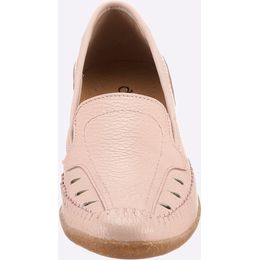 Classic Basics Damen Slipper, Gr. 38, beige, Glattleder, Basic, Schuhe