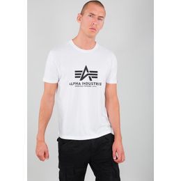 Herren T-Shirt "Basic T-Shirt BL"wei&szlig;, Gr. XL, Alpha Industries, Shell: 100% Cotton, Shirts