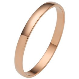 Firetti Damen Trauring "Schmuck Geschenk Gold Hochzeit Ehering Trauring "LIEBE"", 68, ohne Brillant, Ros&eacute;gold 585, 2,5mm, rosa, Ros&eacute;gold 585,