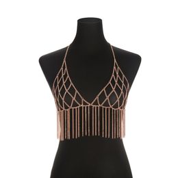 Lascana Damen Bauchkette, rosa, Gr. L, Bauchketten, Bodychain, BH Kette, K&ouml;rperschmuck, K&ouml;rperkette, Taillenkette