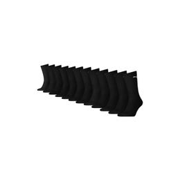 Puma Damen Kurzsocken "Socken 12er Pack", Gr. 47, schwarz, Obermaterial: 74% Baumwolle CO. 21% Polyester PES. 3% Polyamid PA. 2% Elasthan EL., Socken