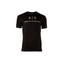 Armani Exchange Herren T-Shirt "T-Shirt 1er Pack", schwarz, Gr. L, Obermaterial: 100% Baumwolle CO., Shirts